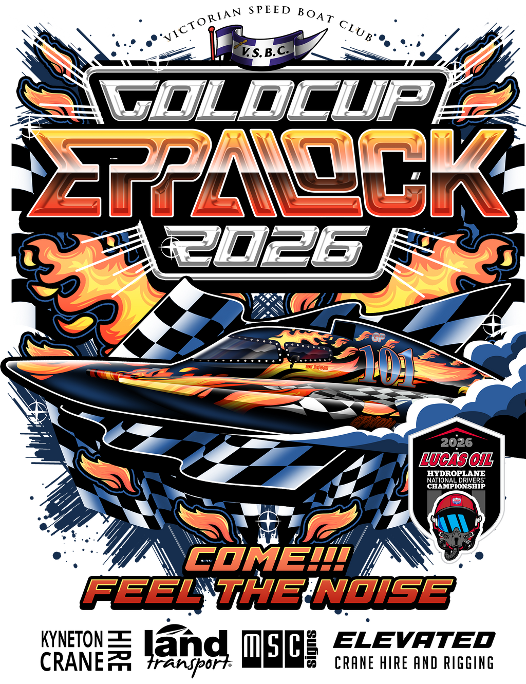 Eppalock Gold Cup 2026 Men's Singlet – Savage Force